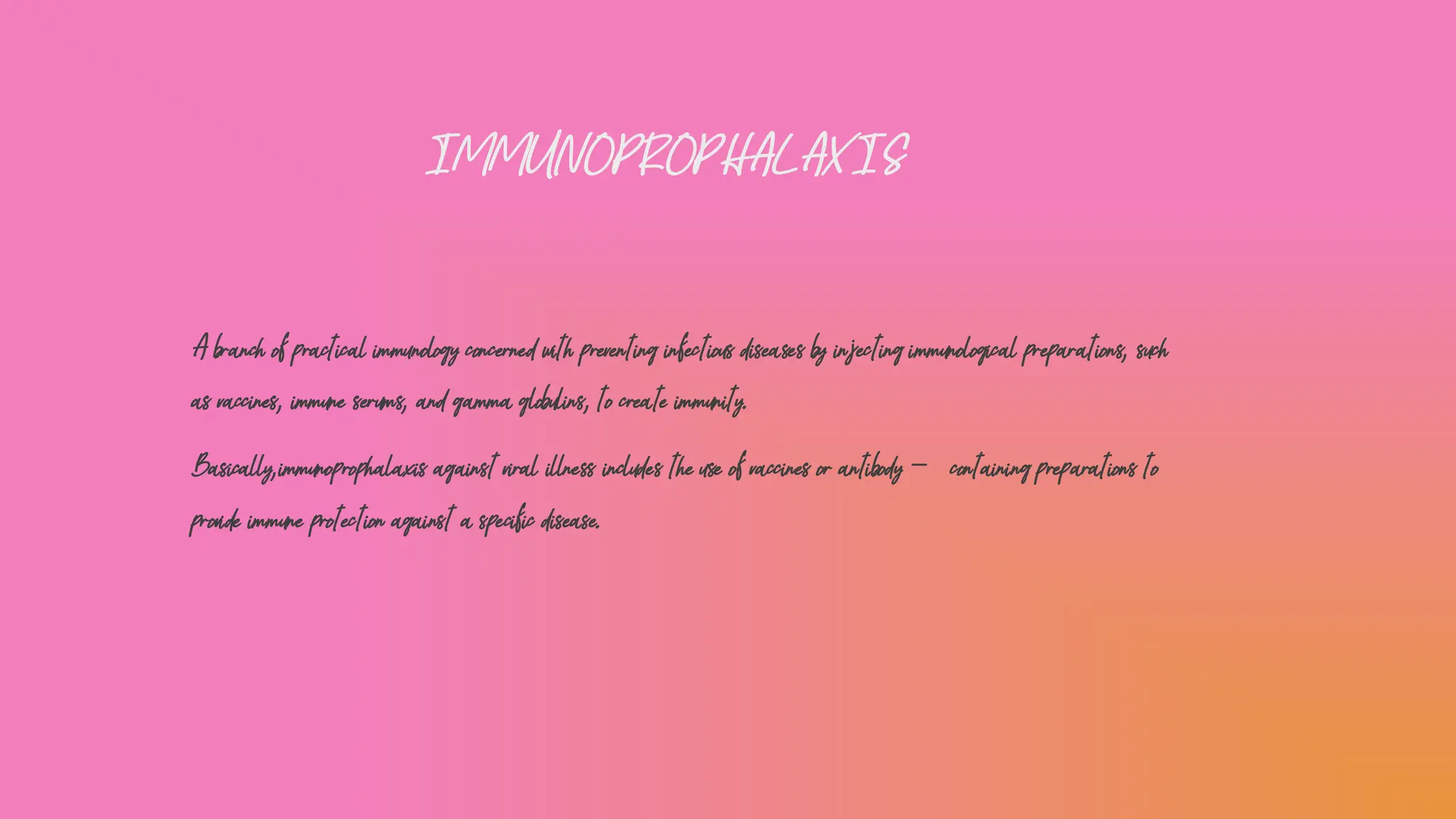 Immunoprophylaxis. ppt | PDF