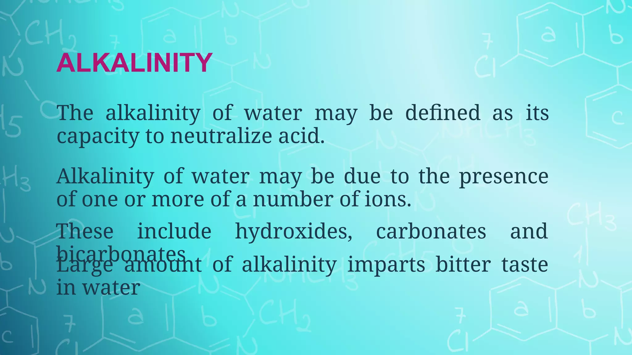 Analysis of Alkalinity Acidity and TDS in water sample | PDF