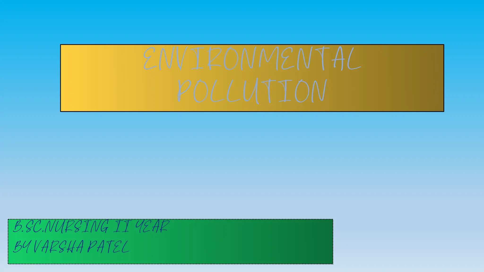 Environmental pollution. ppt | PPT