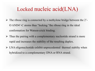 Antisense oligonucleotide and it's application | PPTX