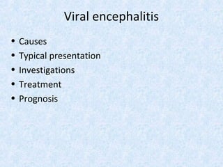 Encephalitis | PPT