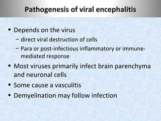 Encephalitis | PPT