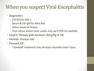 Encephalitis | PPTX
