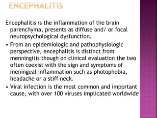 Viral Encephalitis | PPTX