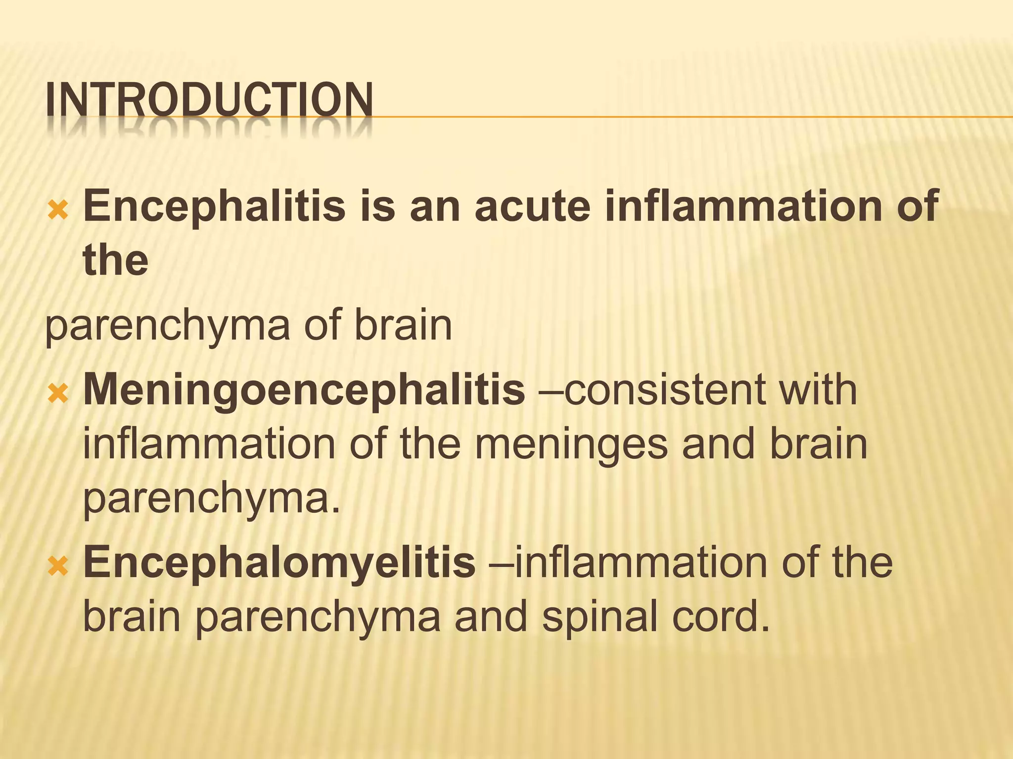 Encephalitis | PPTX