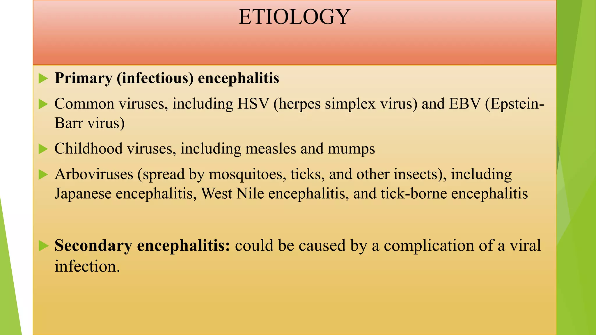 Encephalitis | PPTX