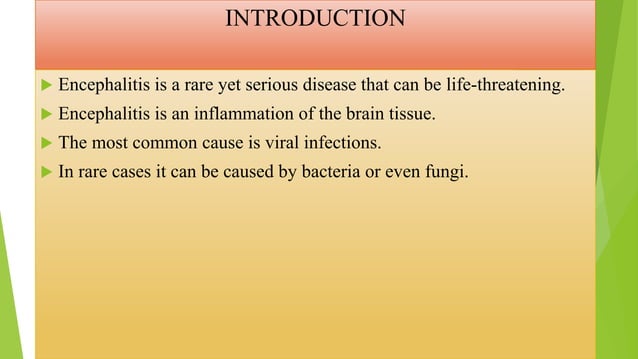 Encephalitis | PPTX