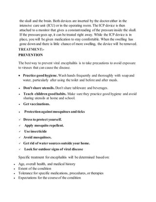 Encephalitis | DOCX
