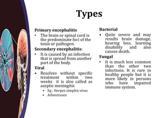 Encephalitis | PPTX