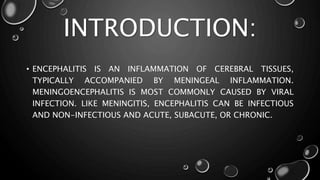 Encephalitis. | PPTX