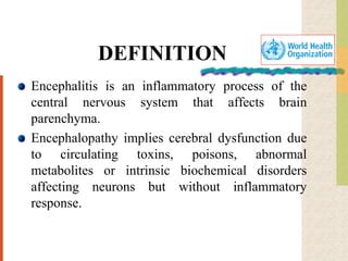 Encephalitis among children, Child Health Nursing | PPTX