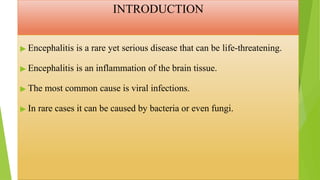 encephalitis, definition, causes and risk factors, medical and nsg ...