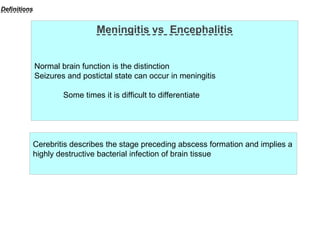 Encephalitis | PPTX | Infectious Diseases | Diseases and Conditions
