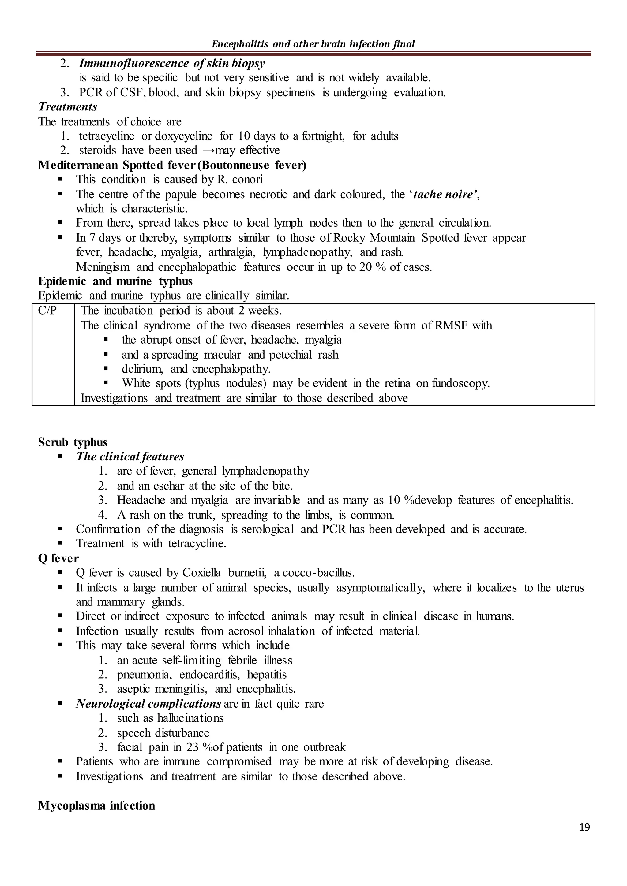 Encephalitis and other brain infection final (autosaved) | DOCX