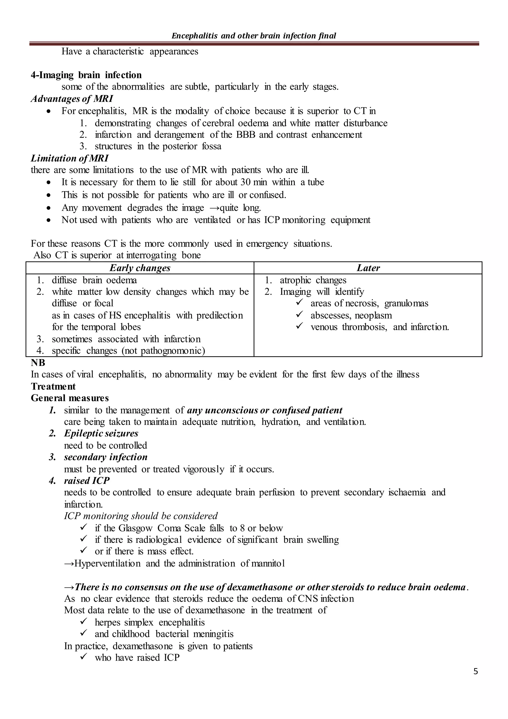 Encephalitis and other brain infection final (autosaved) | DOCX