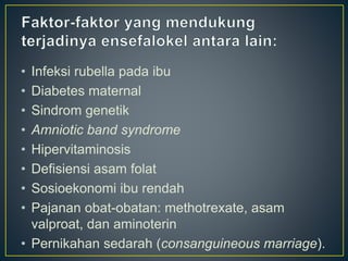 Encephalomeningokel | PPTX