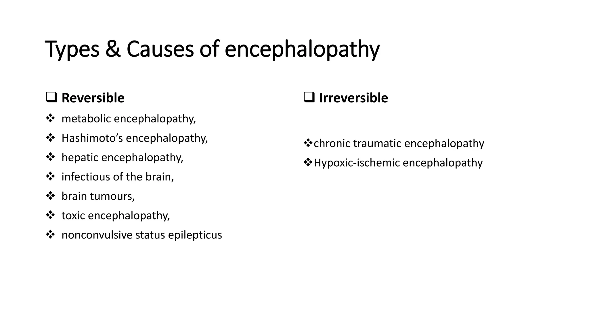 ENCEPHALOPATHY | PPTX