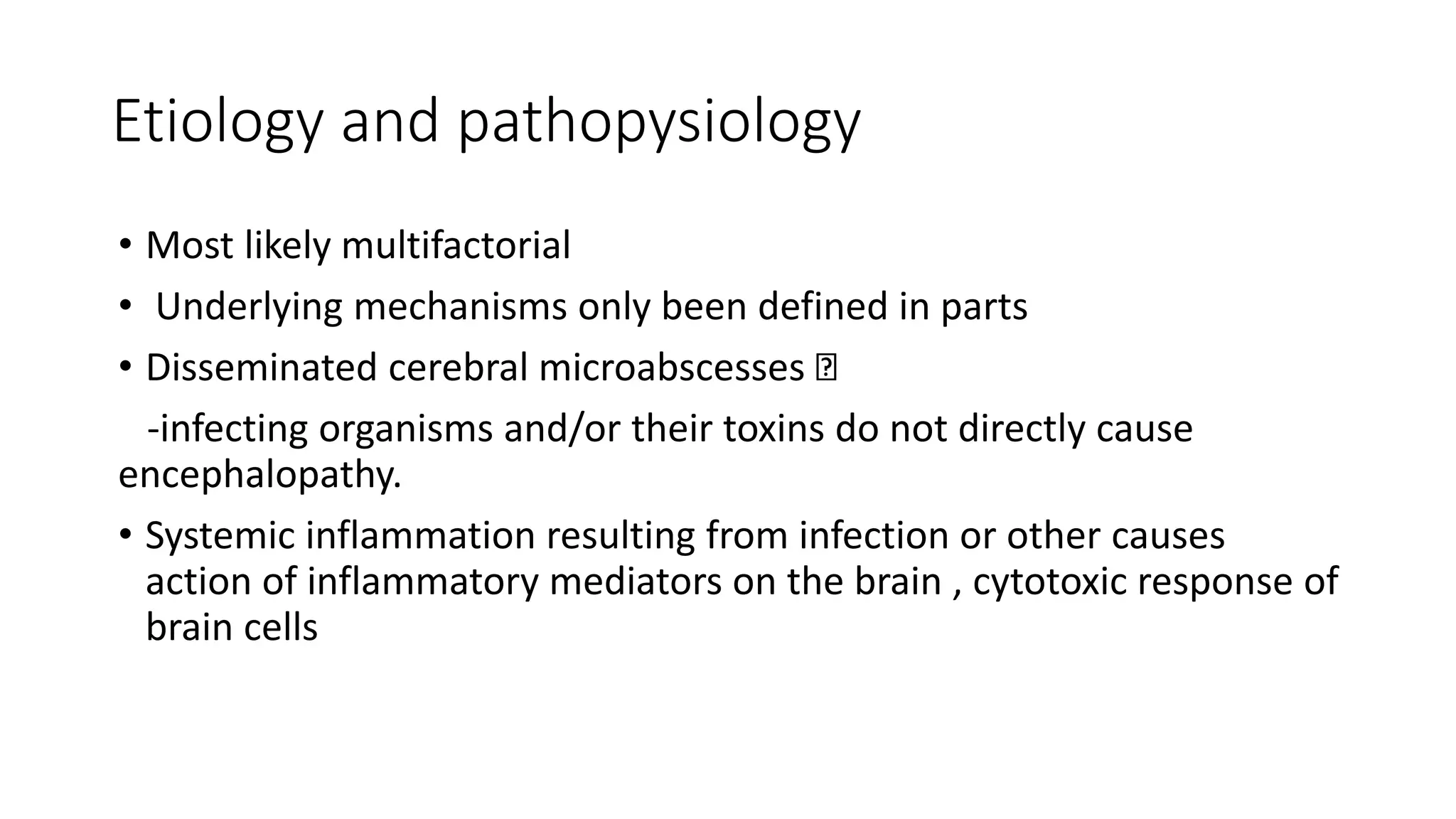 ENCEPHALOPATHY | PPTX