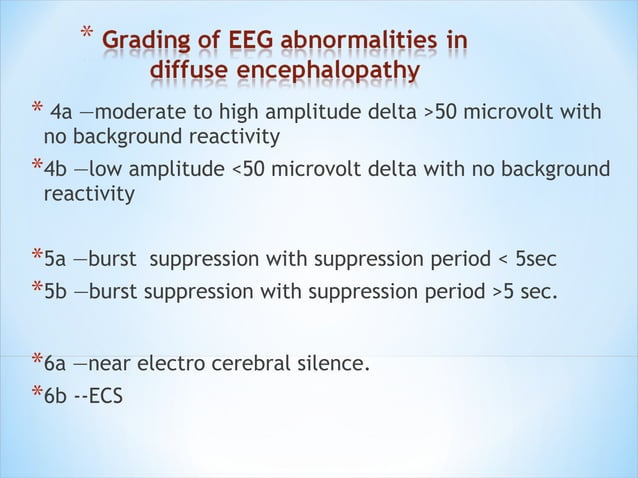 Encephalopathy with EEG based Grading | PPT | Brain and Nervous System ...