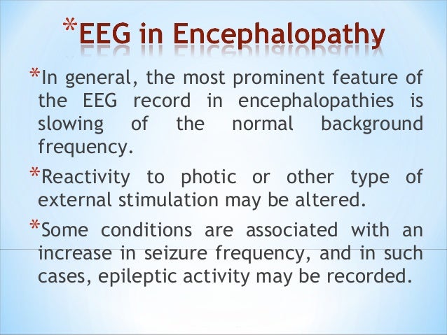 Encephalopathy with EEG based Grading