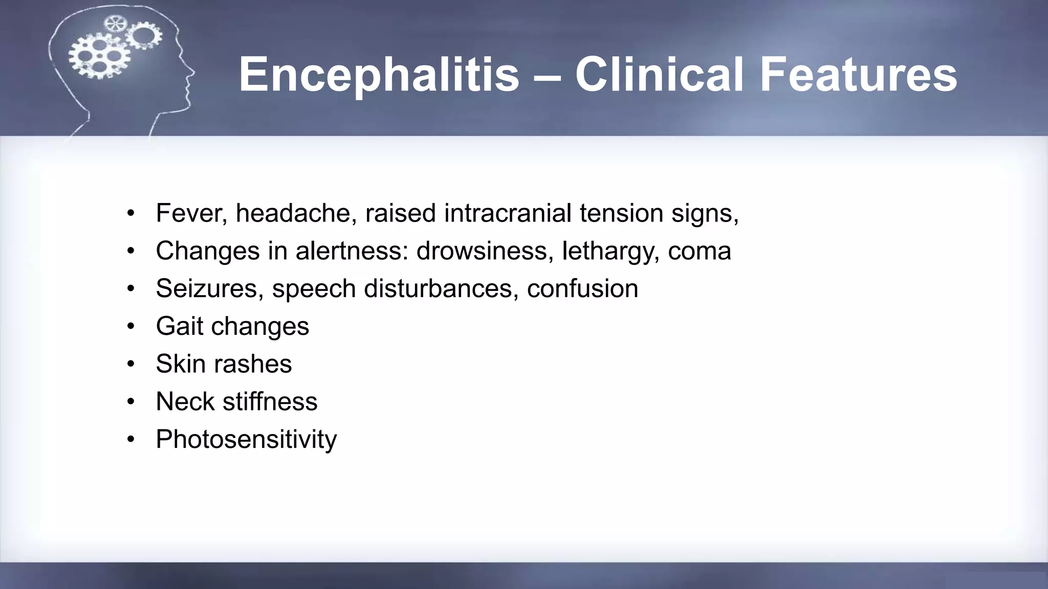 Encephalitis & Encephalopathies | PPTX