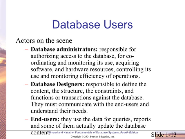Database Chapter 1 | PPT
