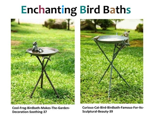 Enchanting Bird Baths | PPT