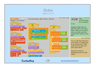 Enchanting y LEGO NXT | PPT