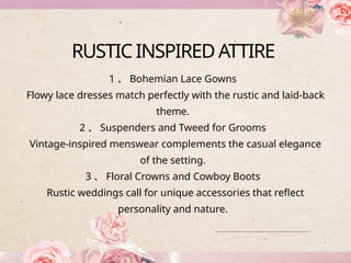Enchanting Rustic Wedding: Ideas for a Laid-Back Celebration.pptx