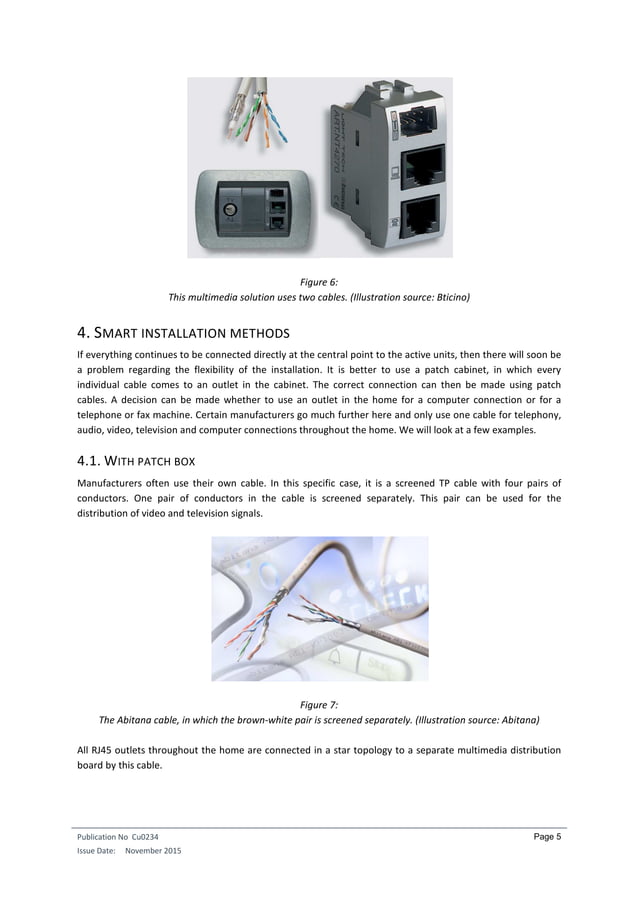 Integrated Home Systems - Chapter 5 - Structured Cabling | PDF