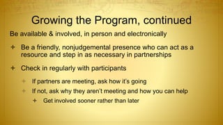 Clements_Starting and growing a conversation partner program (1) | PPT