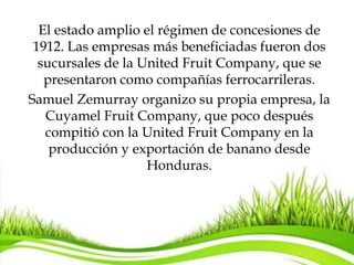 Enclave Bananero Historia de Honduras | PPTX