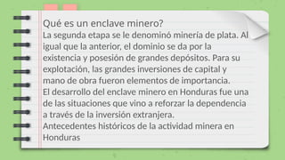 La llegada de las compañias transnacionales a Honduras | PPTX
