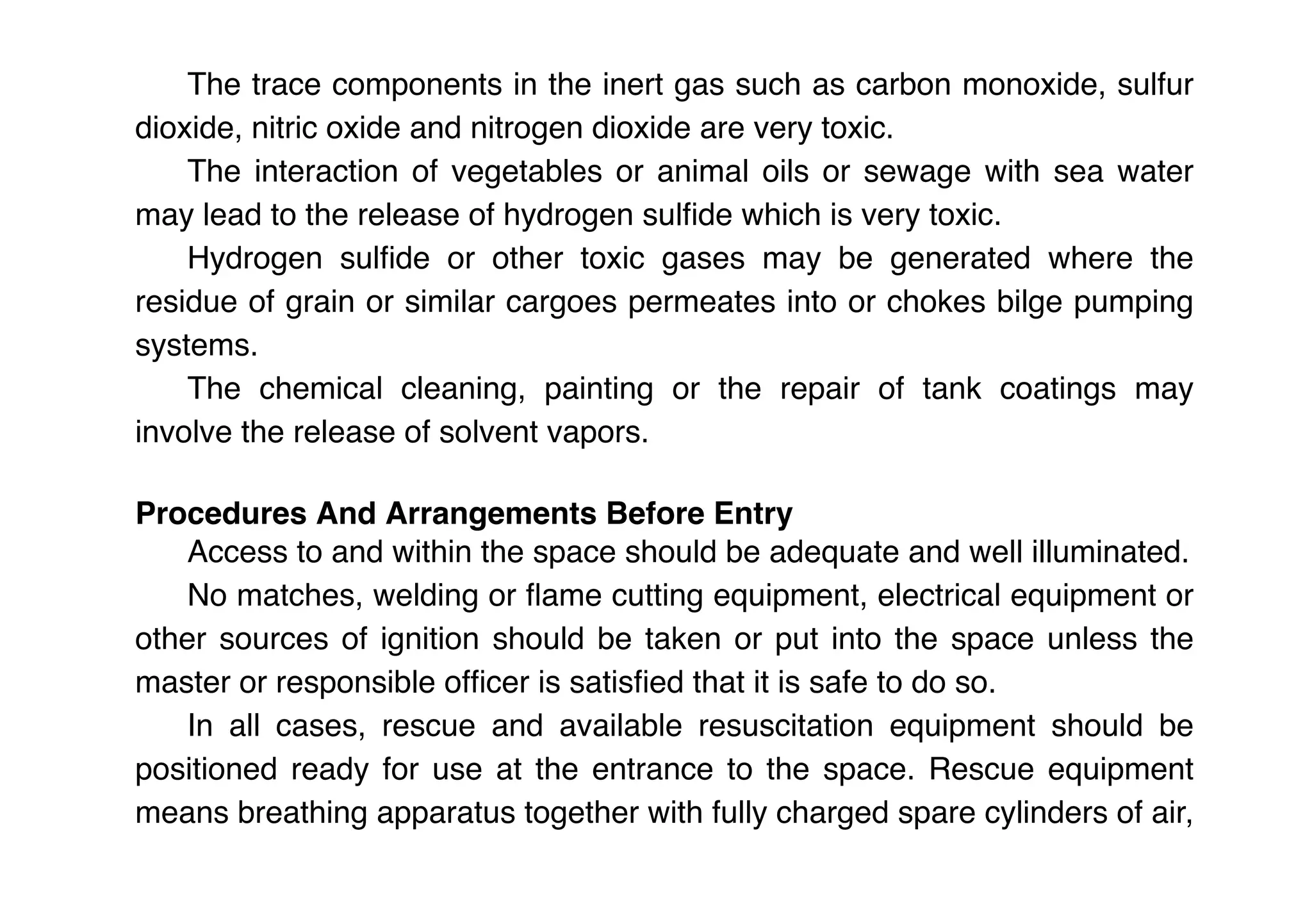 Enclosed space entry procedures | PDF