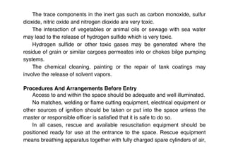 Enclosed space entry procedures | PDF