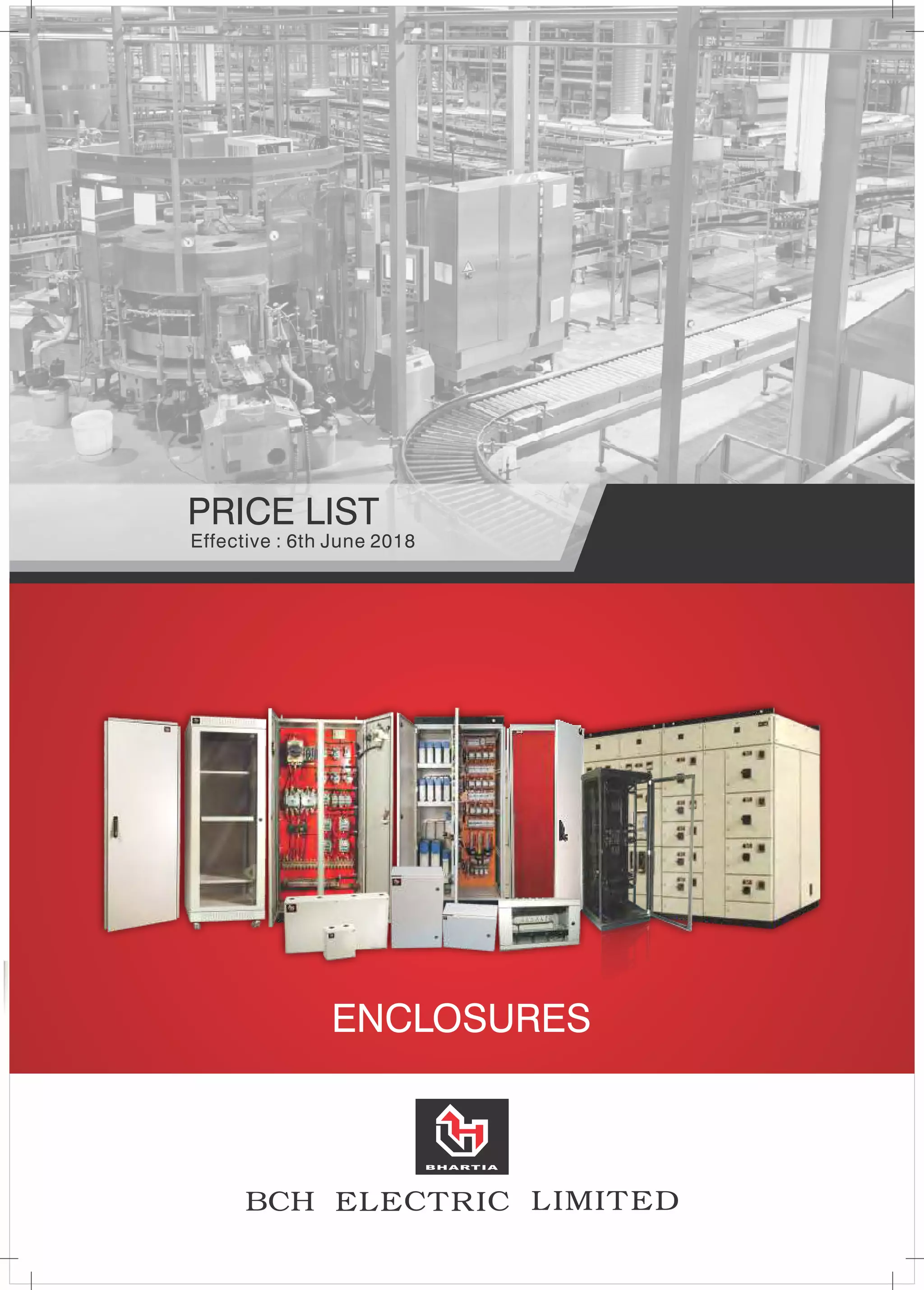 Enclosure Price List | PDF
