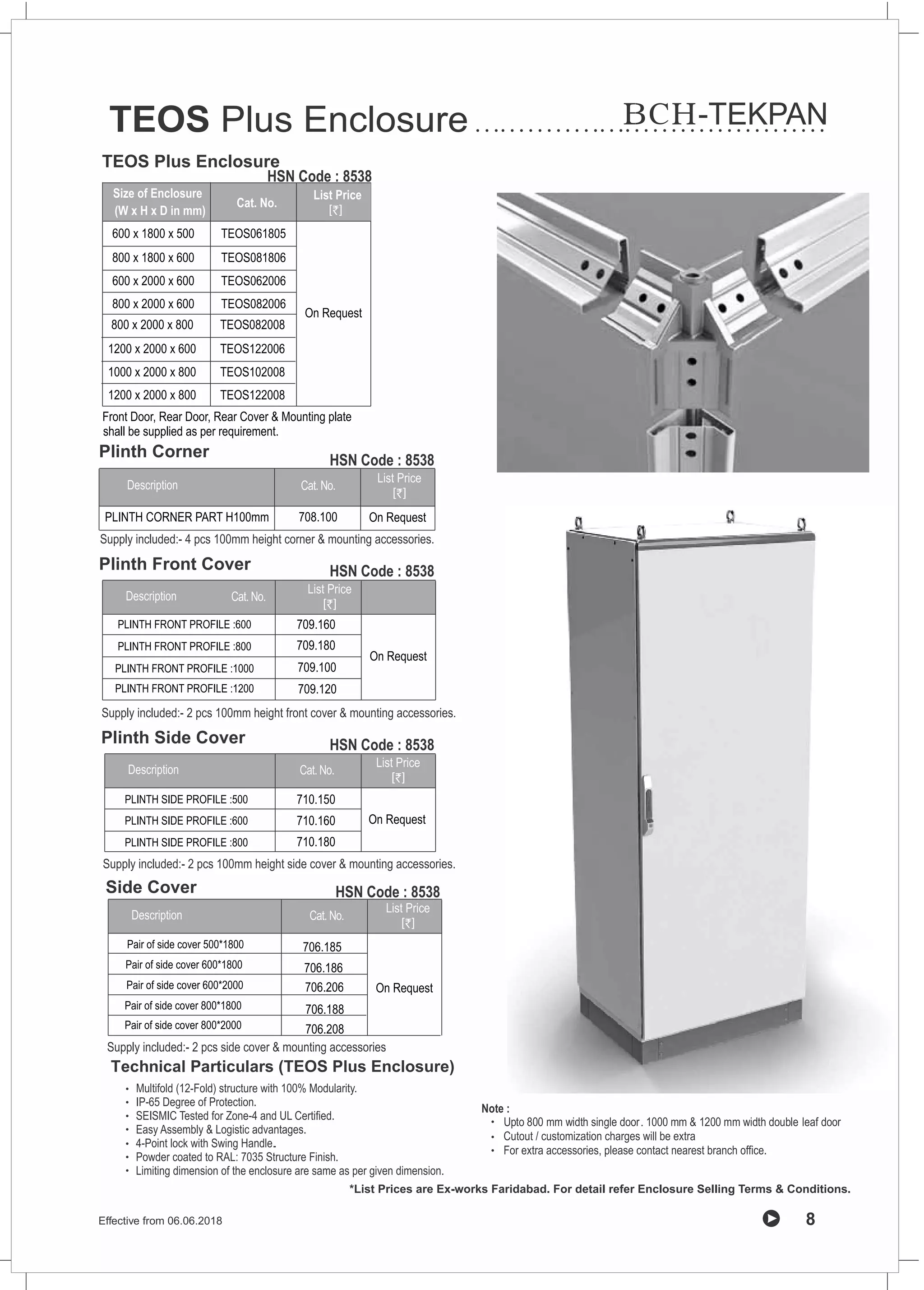 Enclosure Price List | PDF | Logistics | Business
