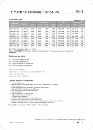 Enclosure Price List | PDF