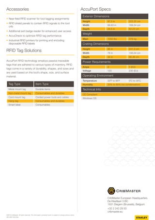 CribMaster AccuPort | PDF | Technology & Computing