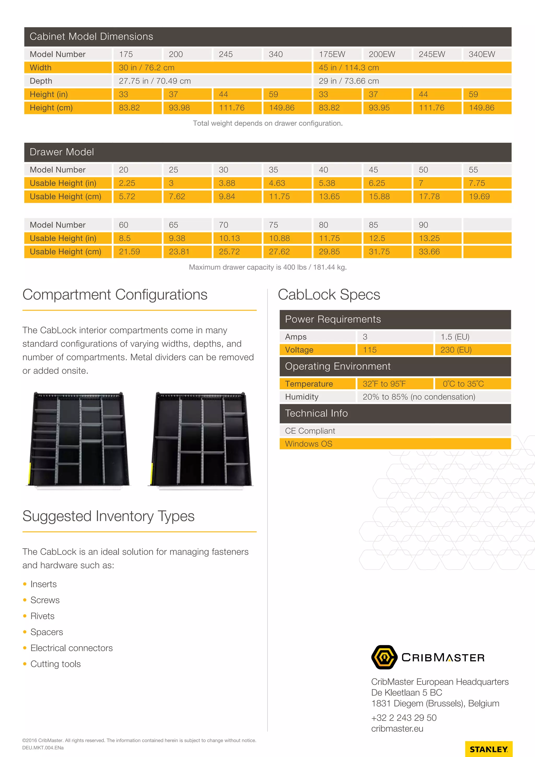 CribMaster Cablock | PDF