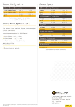 CribMaster eDrawer | PDF