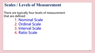 Nursing Research Level of Measurment.pptx