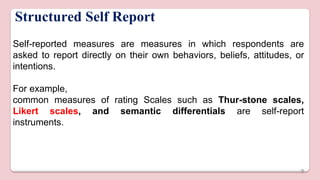 self report Instrument.pptx