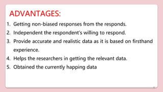 Structured Observation .pptx | Science