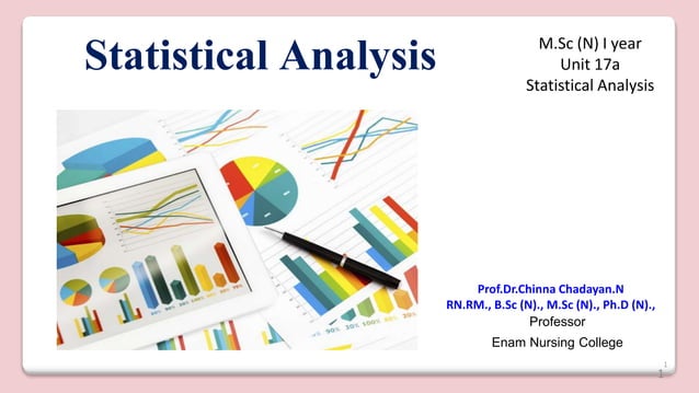 Statistical analysis.pptx | Physics | Science