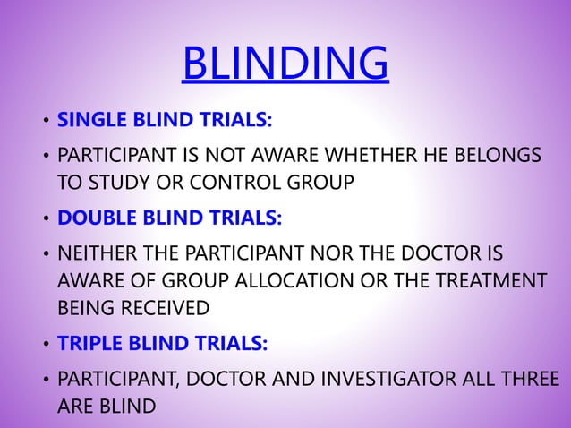 RCT Design .pptx | Medical Health