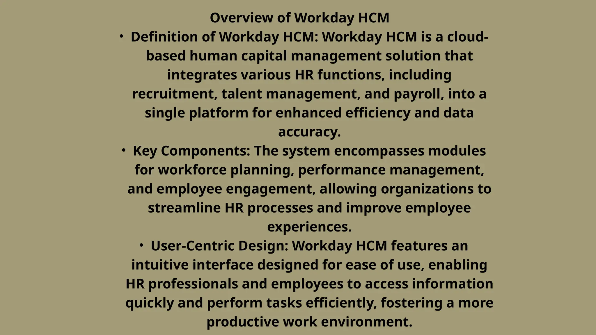 ENCODE-IT : WORKDAY HCM ONLINE TRAINING. | PPTX
