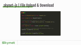 Skynet Hack the System slides | PPT