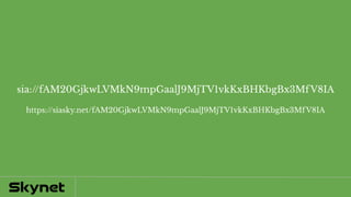 Skynet Hack the System slides | PPT