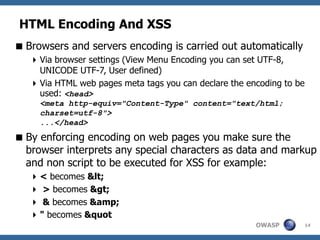 Encoded Attacks And Countermeasures | PPT